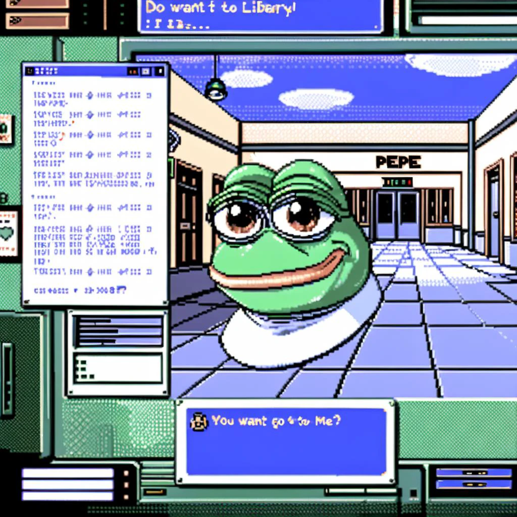 A screenshot of a computer screen with a frog on it - SeaArt AI