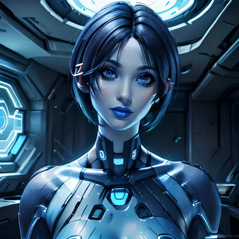 cortana from halo - SeaArt Al - Free Al Art Generator