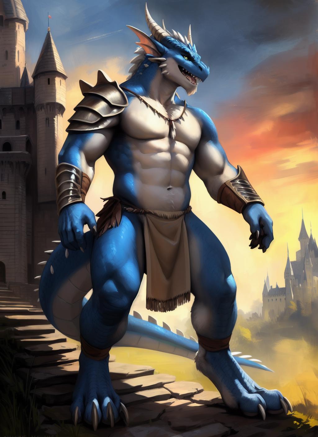 uploaded on e621, (male anthro - SeaArt AI