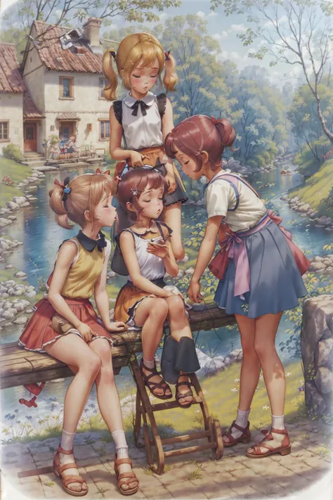 Marlier, Marlier, sonrisa, cabello corto, boca abierta - SeaArt AI