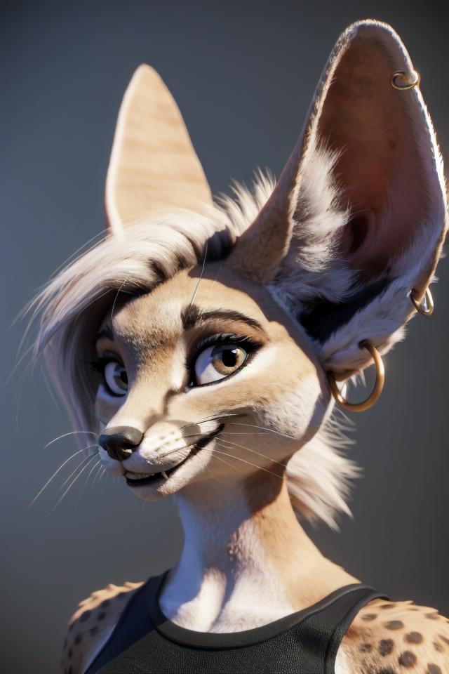 , solo, mammal, whiskers, fur, star, space, anthro, hair, hi res, tuft ...