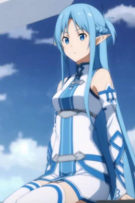 asuna alfheim, 1girl, solo, long hair, very long hair - SeaArt AI