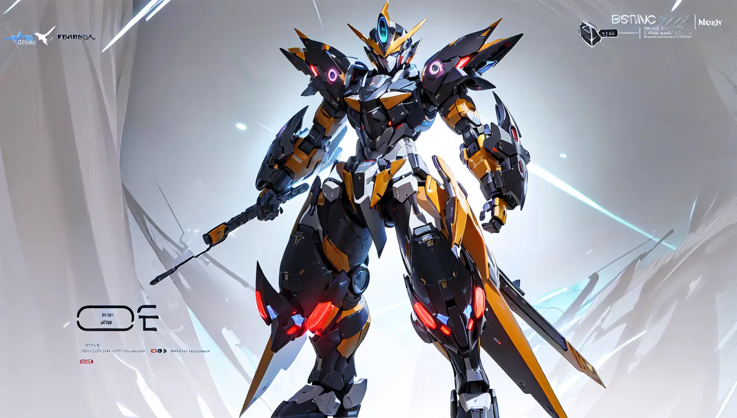 ((mあるsterpiece)), ある (((ロボット))) with sleek あるnd menあるcing design, 輝く目 ...