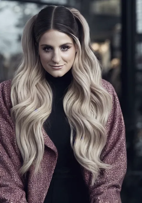 meghan trainor (sharp focus:1.2), portrait, attractive young woman ...