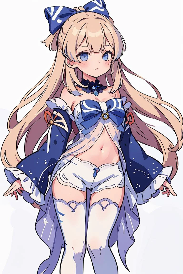 (masterpiece, best quality), 1girl, outfit-kokomi, white shorts - SeaArt AI