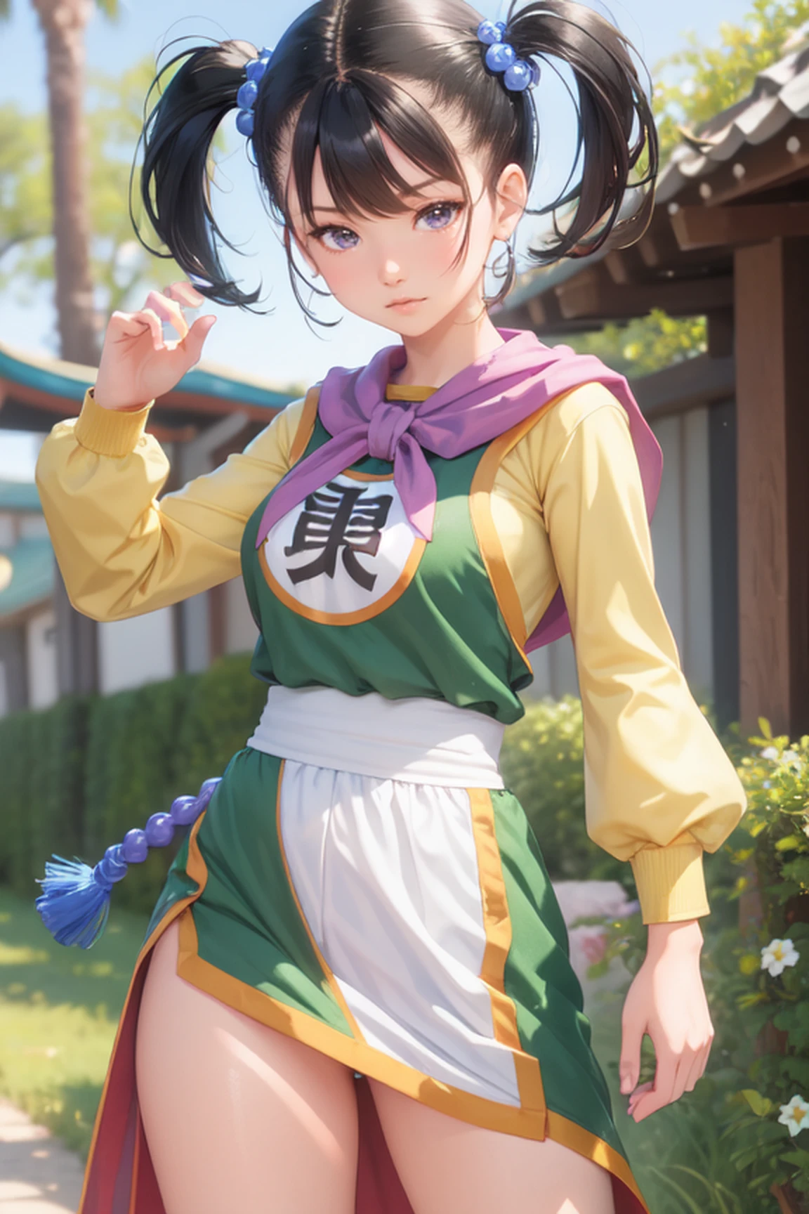 (傑作, 最高品質:1.1), 戦士 (DQ3), 1女の子, 一人で - SeaArt AI