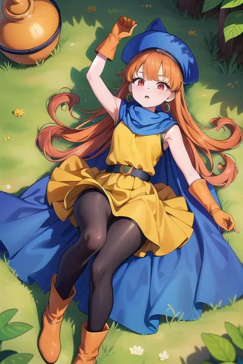 masterpiece, best quality,ultra detail, 1girl, dq4-alena - SeaArt AI