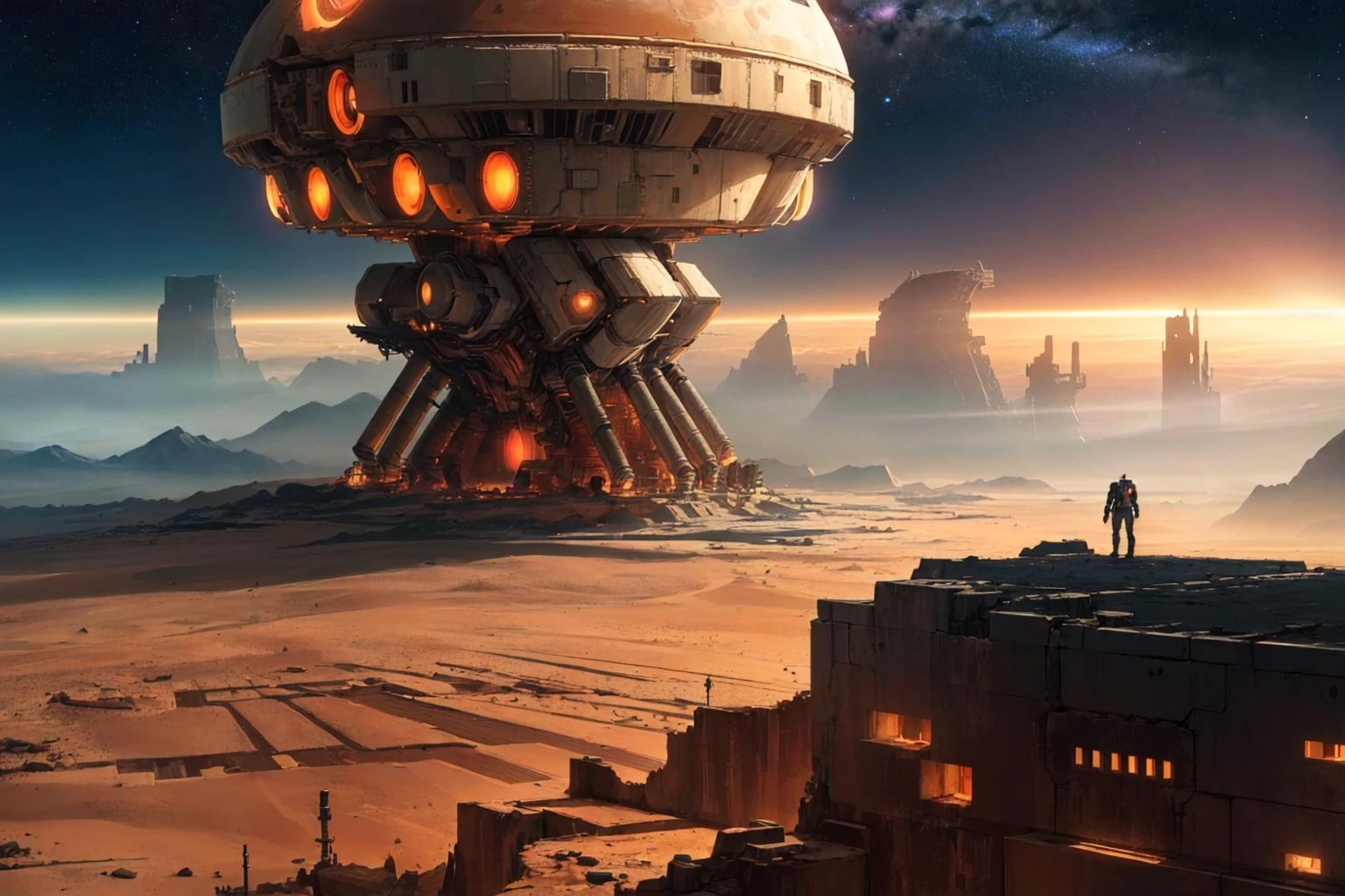 (masterpiece), (best quality), (digital artwork), ((landscape, sci-fi ...