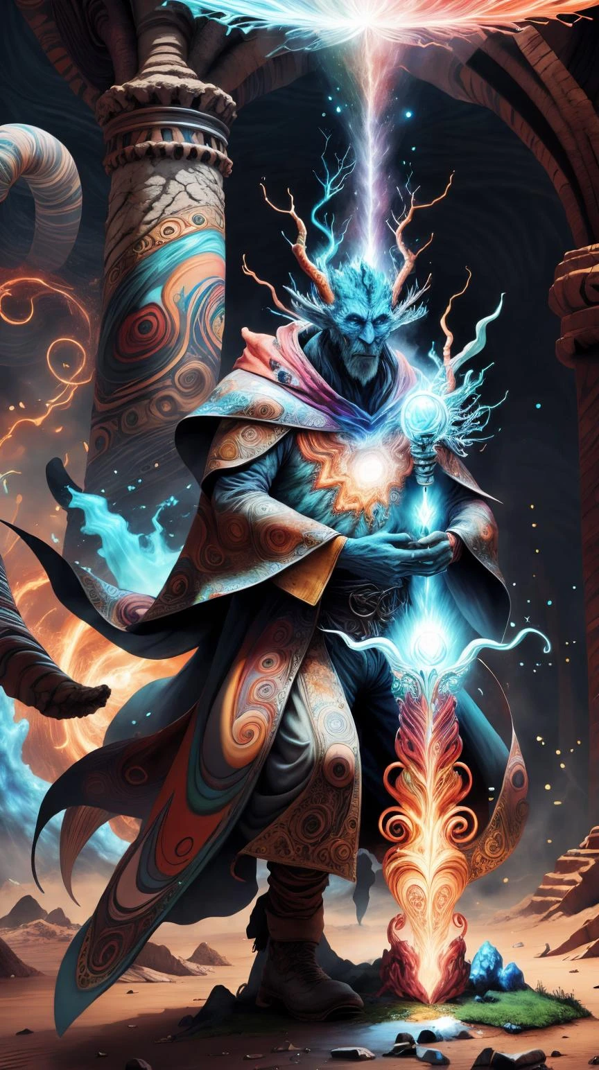 AbstractPattern Elemental wizard - SeaArt AI