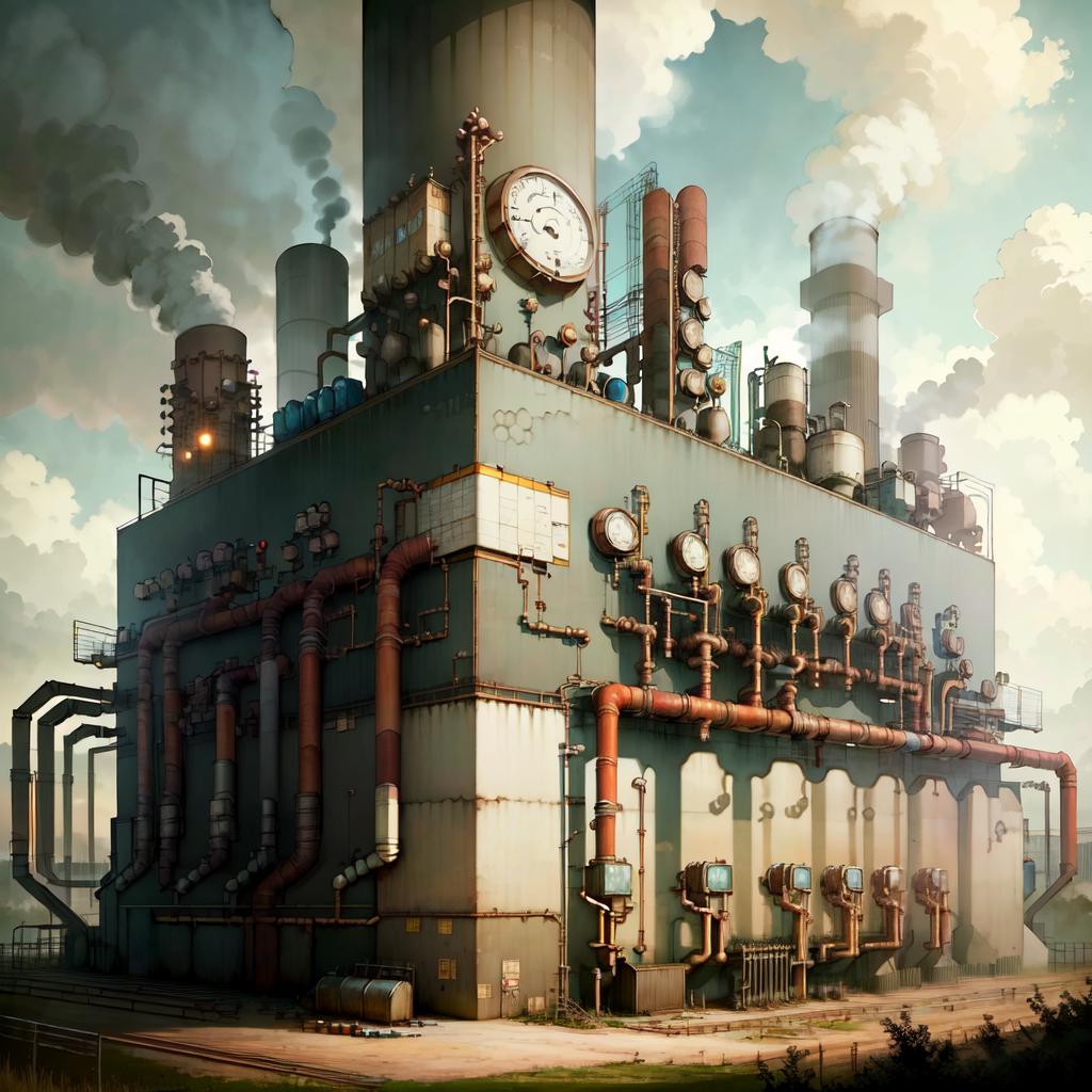 There is a large building with a clock on the top of it - SeaArt AI