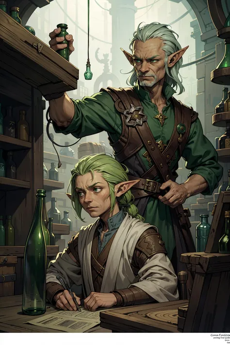 A couple of people standing next to each other in a room - SeaArt AI