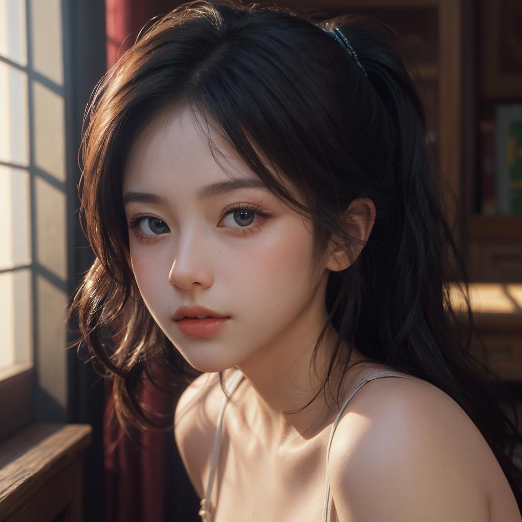 1girl, portrait, masterpiece,ultra realistic,32k,extremely detailed CG unity 8k wallpaper, best ...