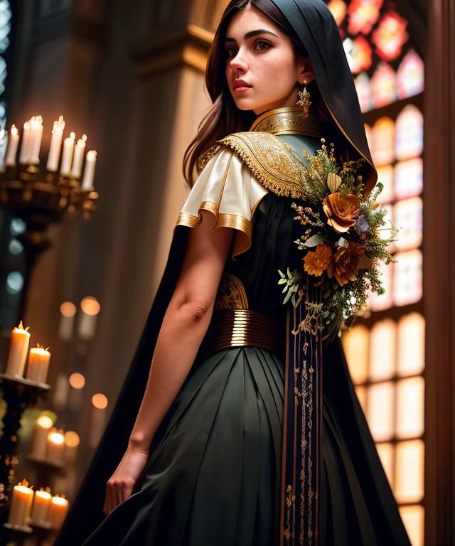 A stunning intricate full color portrait of 30 year old [anad|cm550 ...