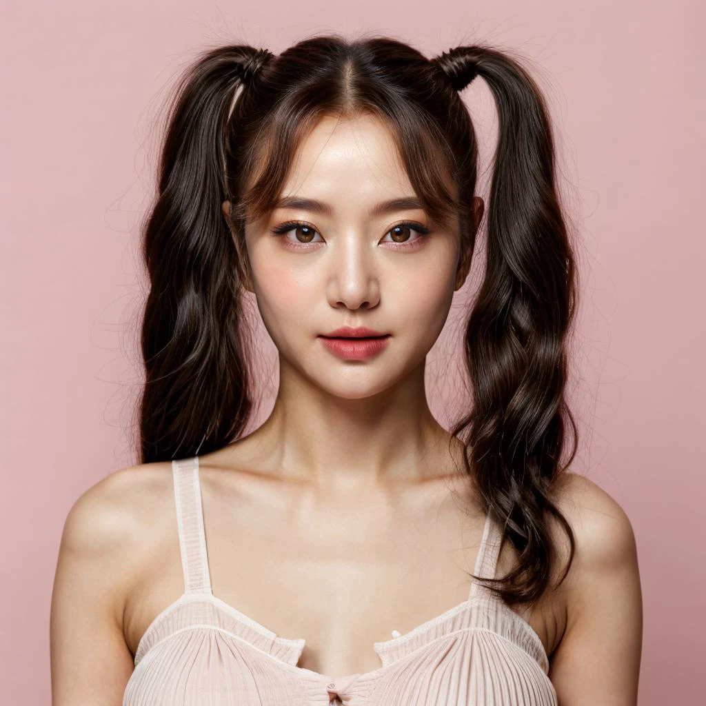 girlqq03, photographed on a Nikon Z7 II Mirrorless Camera,120mm F/4 wide-angle ((twin tails ...