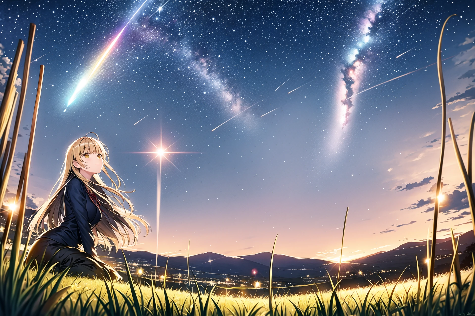 masterpiece, best quality, looking at viewer,(1girl), shiina mahiru, night, depth of field ...
