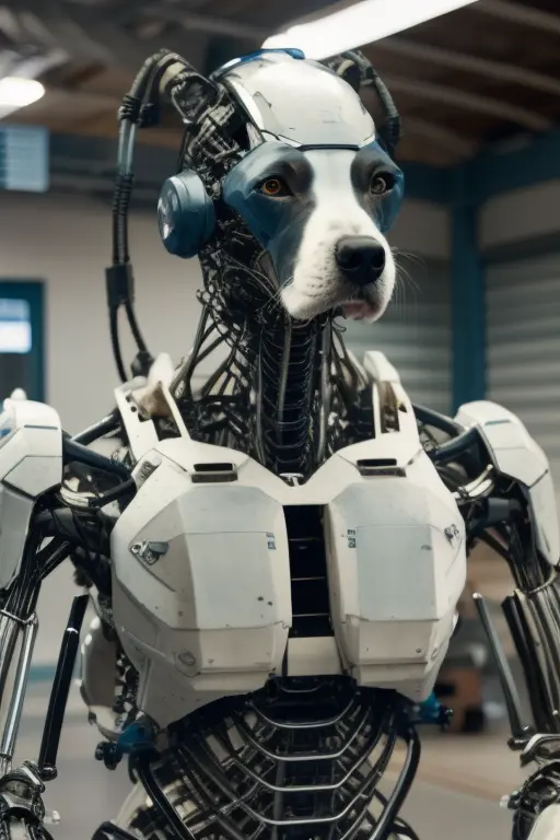 a close up of a (cyborg ), biomechanical model, norman rockwell ross ...