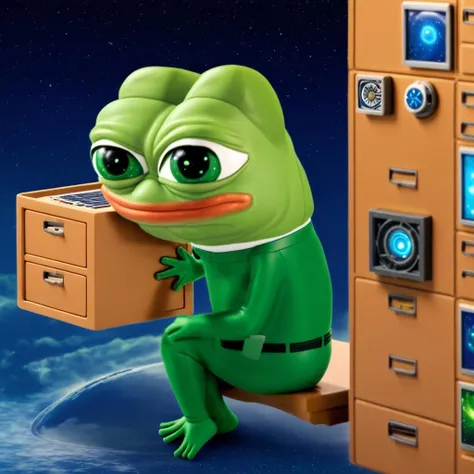 pepe the frog the hacker - SeaArt Al - Free Al Art Generator