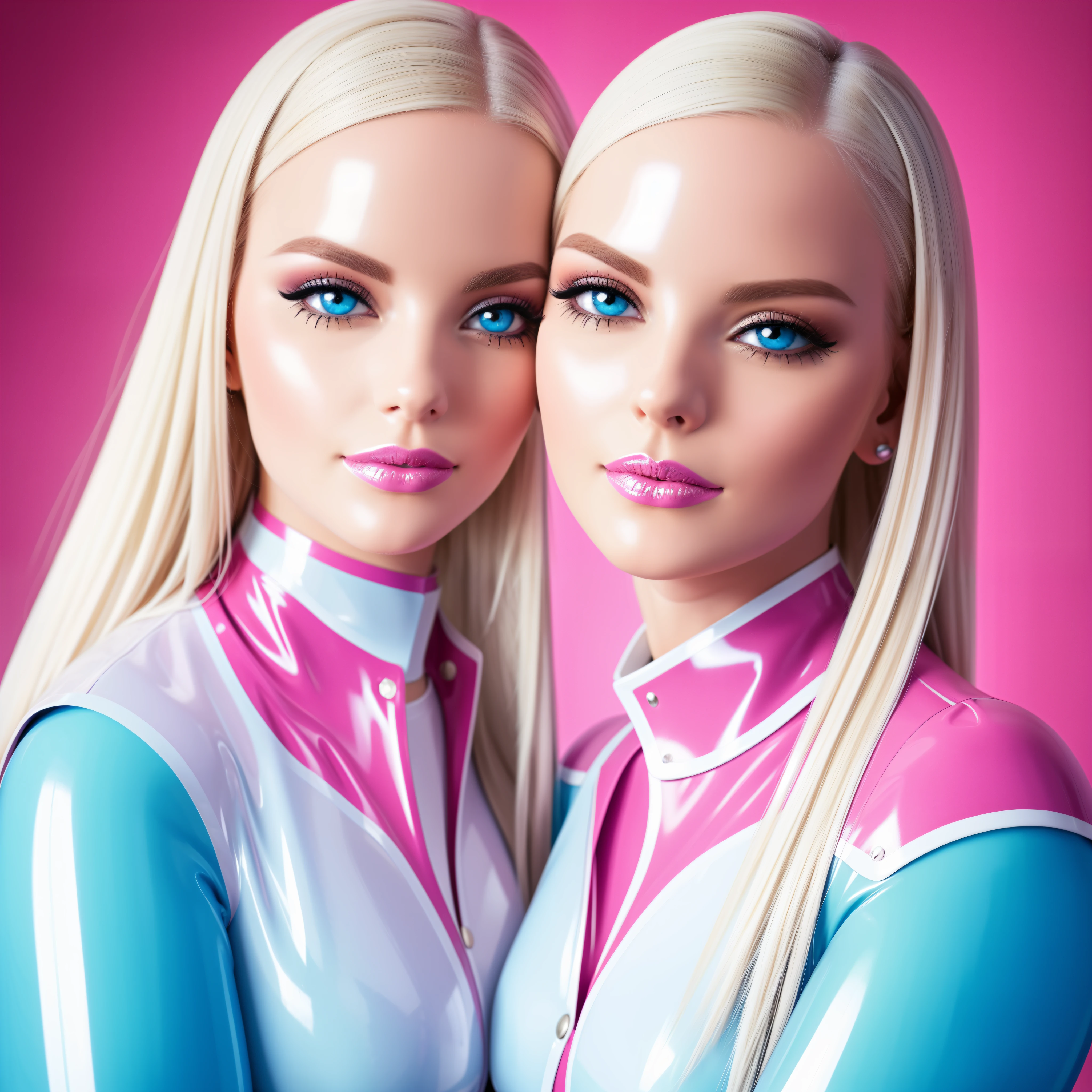 sexy Twins created with SeaArt AI