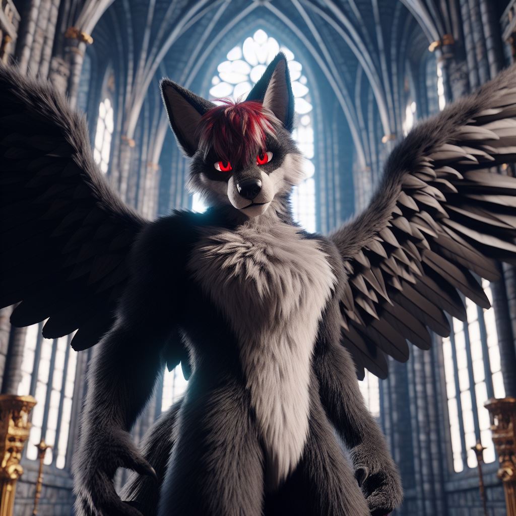 furry god criado com SeaArt AI