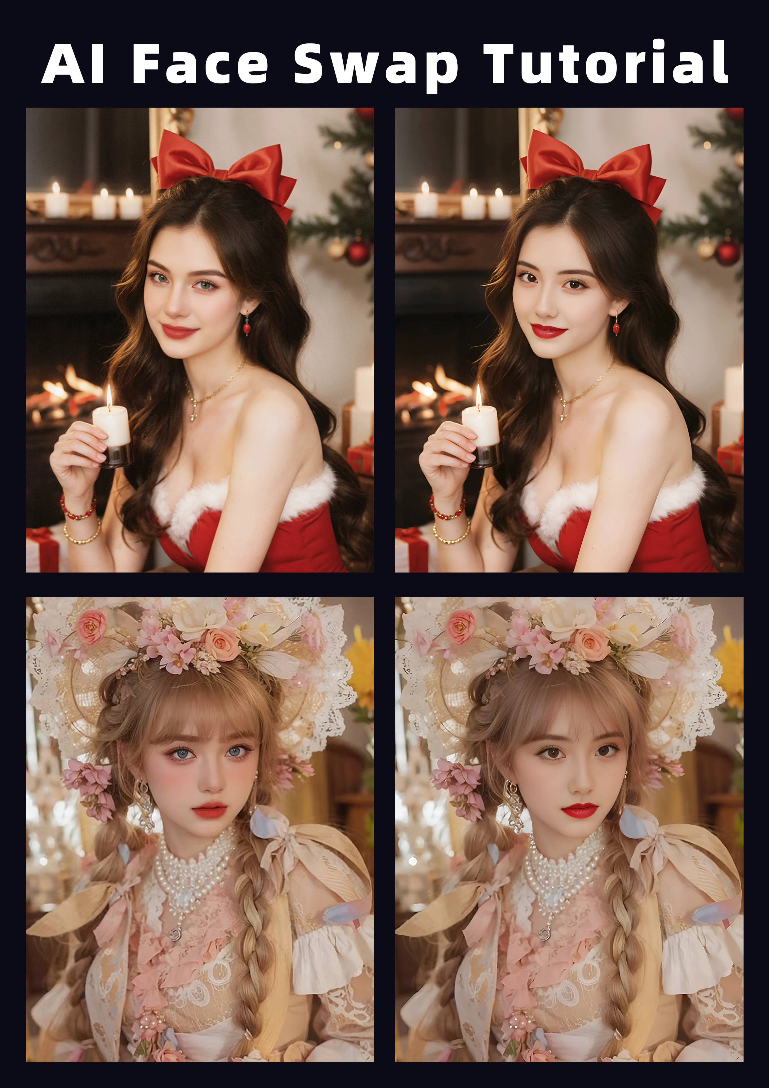 SeaArt AIで作成されたAI Face Swap Tutorial