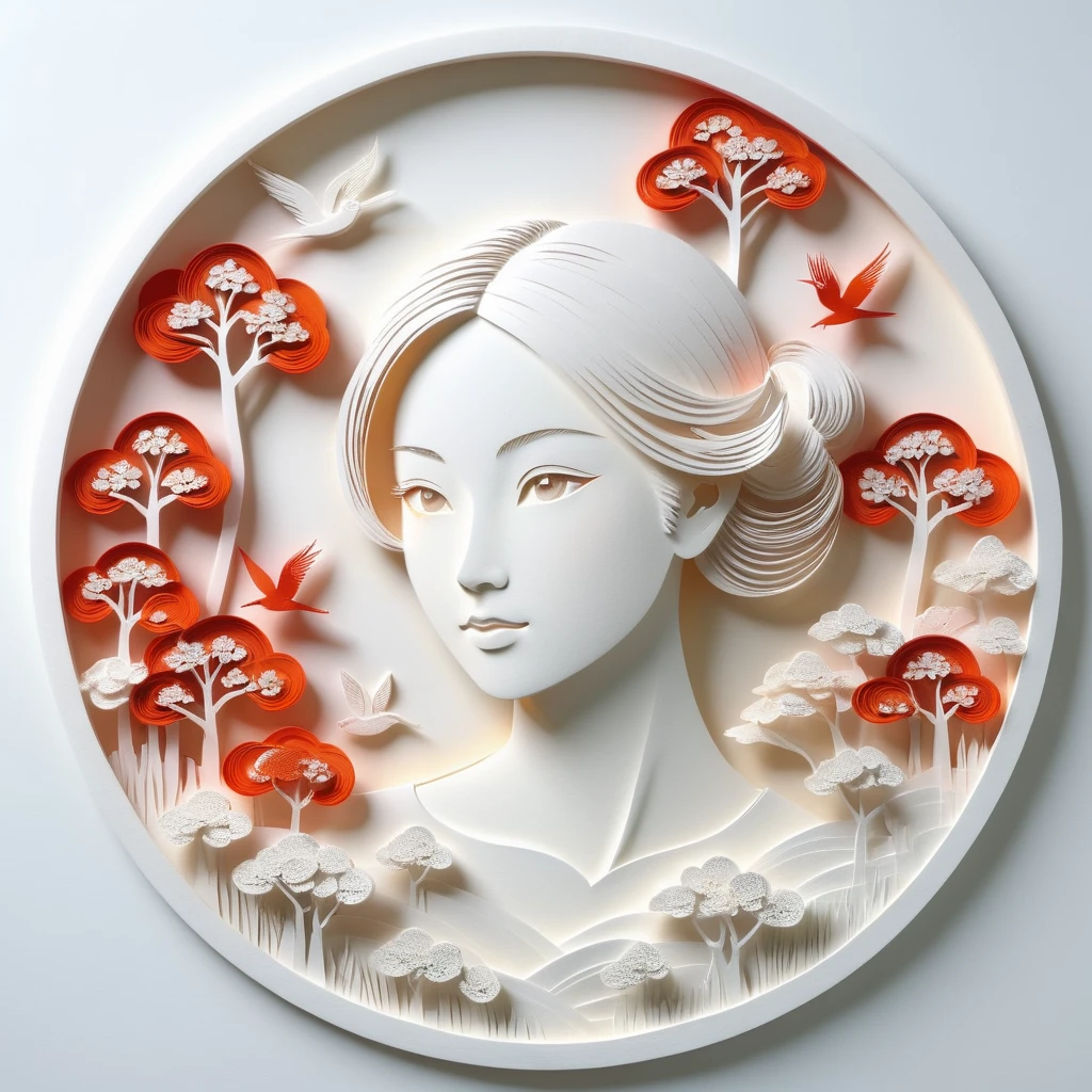 SDXL Paper Art 4 in 1 (Paper quilling, Paper relief, Paper Cuttings ...