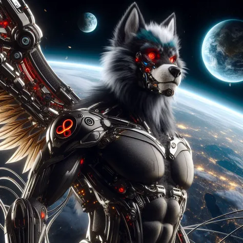 legendary cyborg #4 created with SeaArt AI