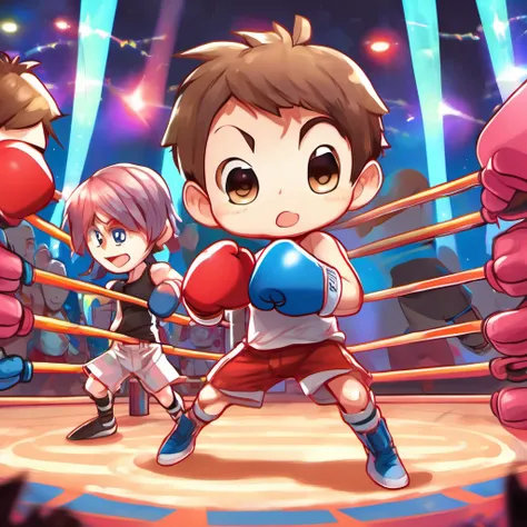 Boxing Match/拳击比赛/ボクシング試合 created with SeaArt AI