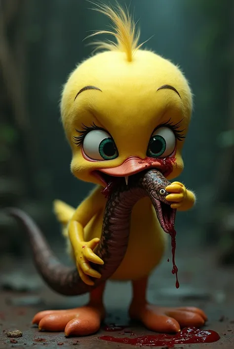 Evil Twinsday Tweety created with SeaArt AI